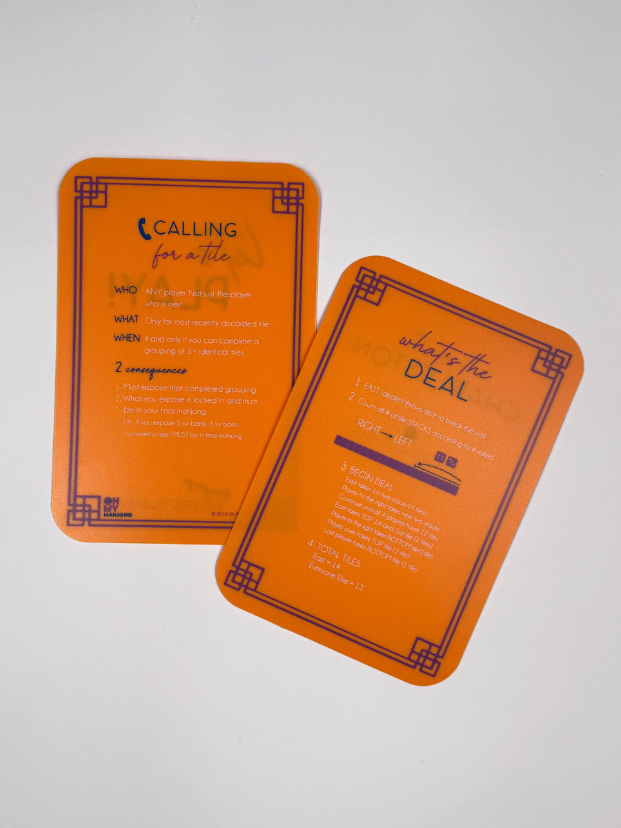 Oh My Mahjong | Orange Shufflers – Isadora Popper