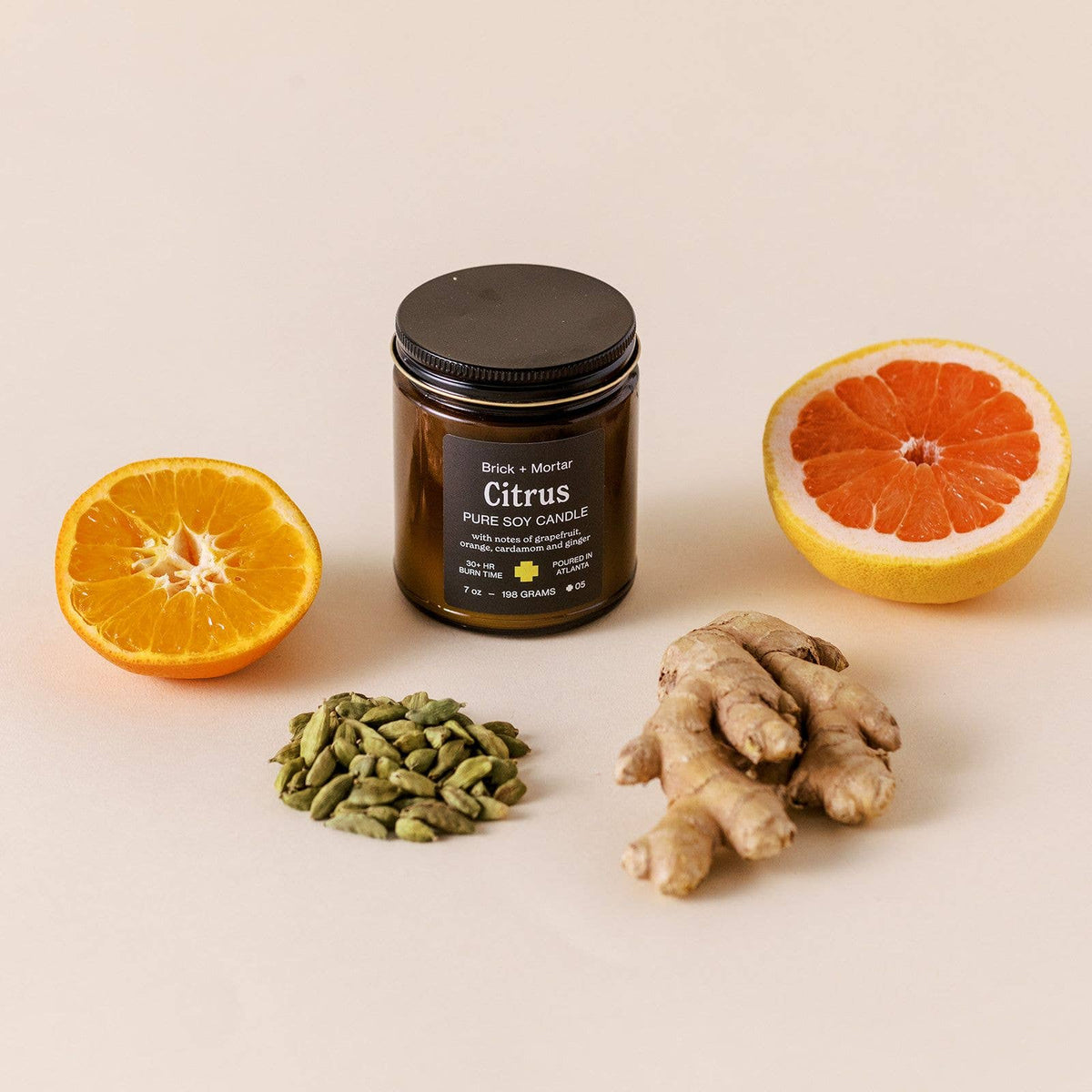 Citrus Scented Candle | Brick+Mortar – Isadora Popper
