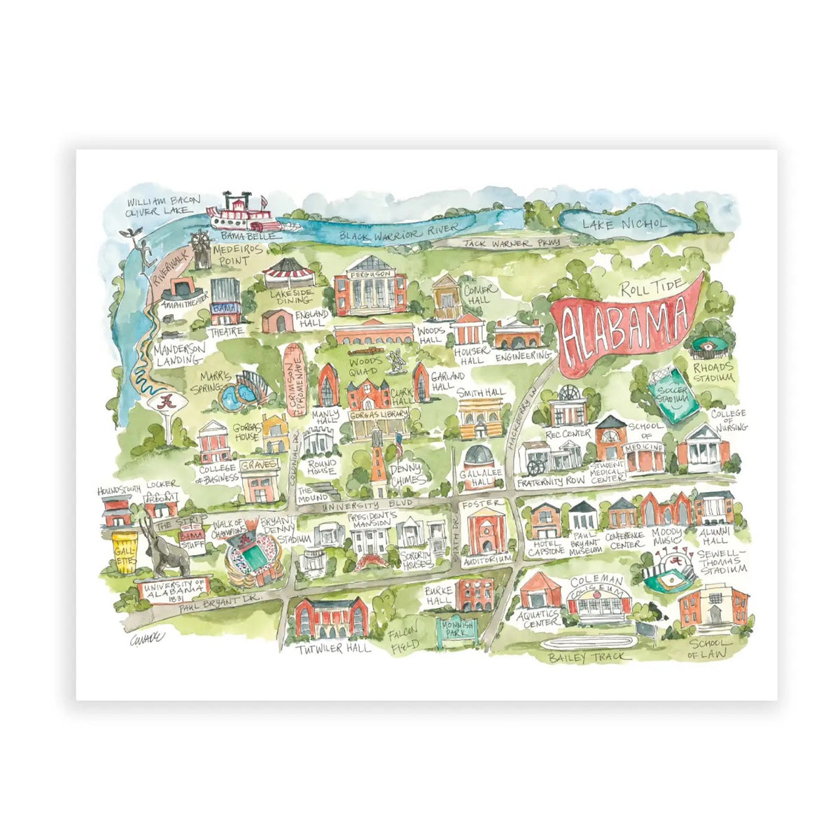 Map Print | Elizabeth Wade Studio – Isadora Popper