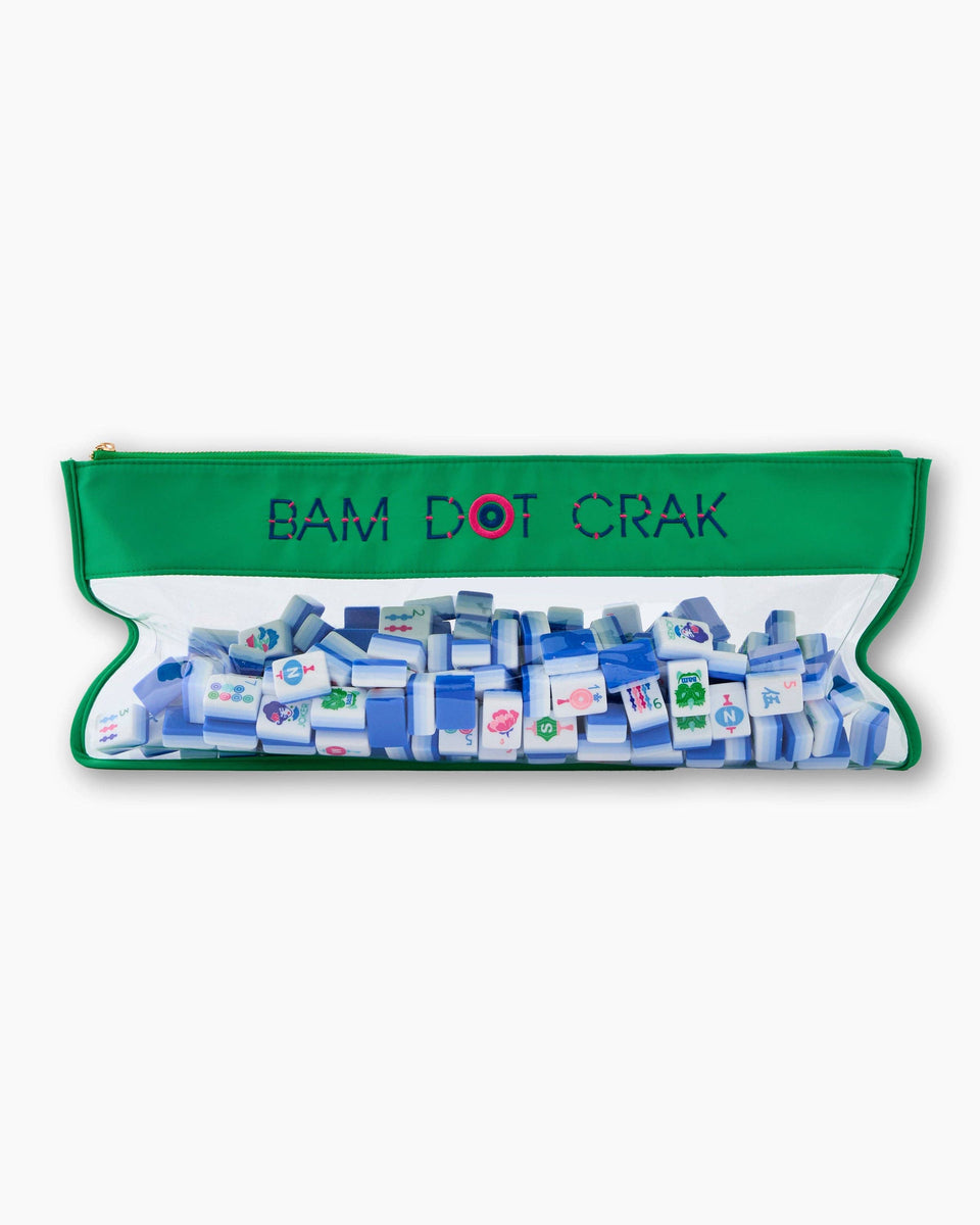 Oh My Mahjong | Kelly Green Bam Dot Crak Bag – Isadora Popper