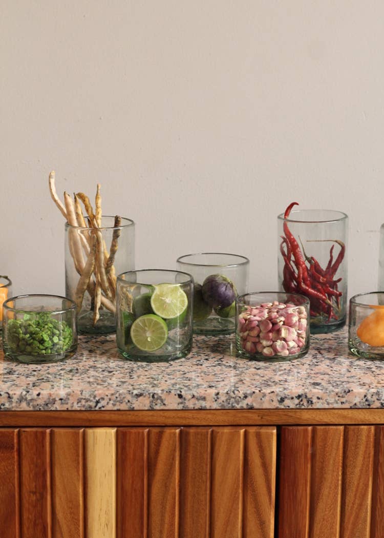 Hand Blown Wine or Cocktail Glass Tumbler | LUZ Collection – Isadora Popper