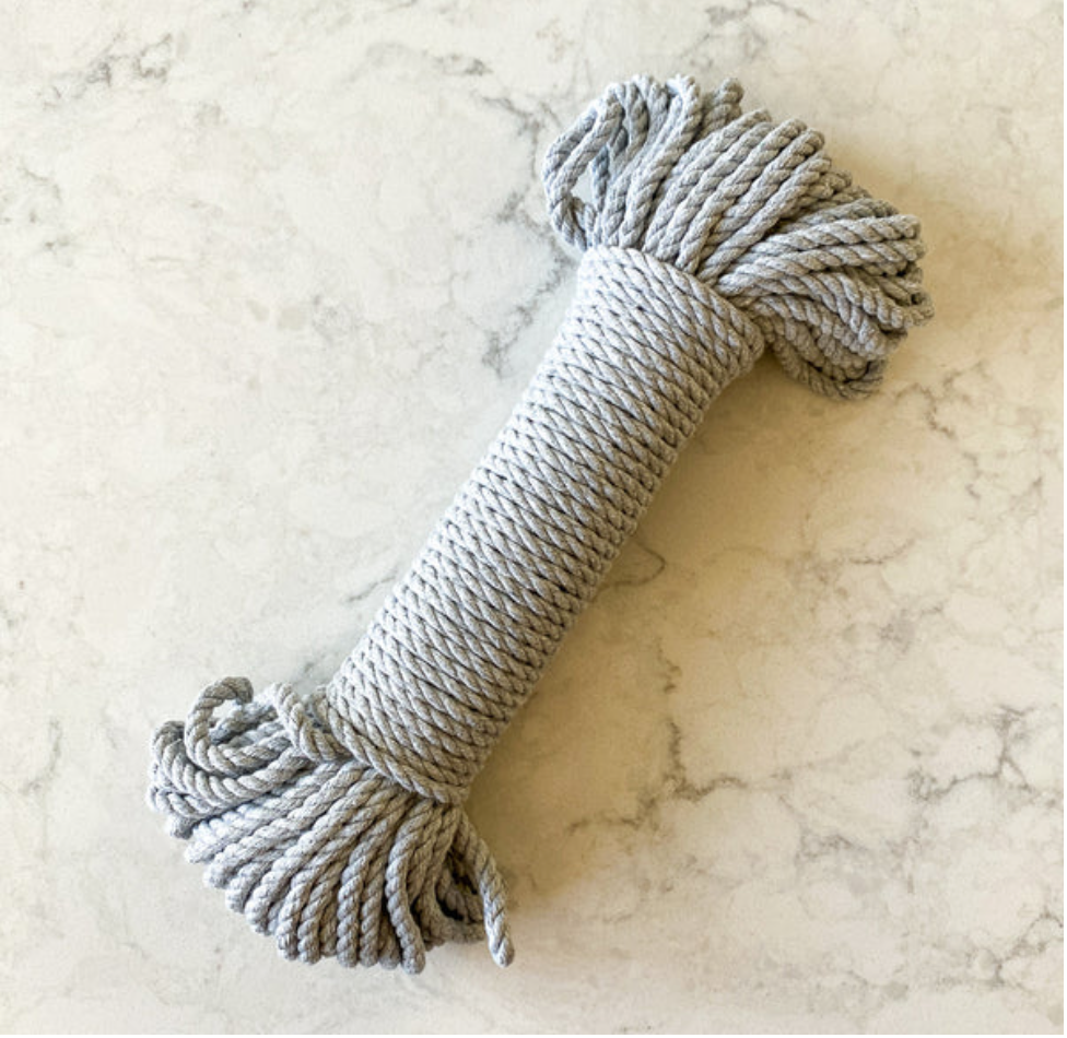 Recycled Twined Cotton Rope 5mm | Flax & Twine – Isadora Popper