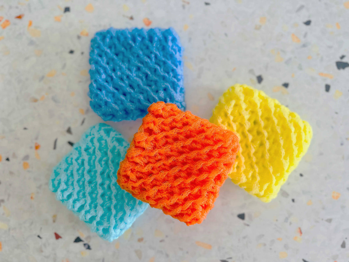 Cleaning Scrubbies (Set of 4) | Dot and Army – Isadora Popper